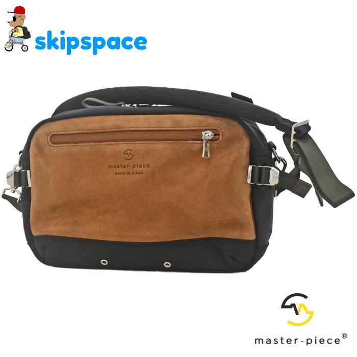 master-piece MSPC master-piece(マスターピース) Grave(グレイブ) 2WAYショルダーバッグ 03173 ネイビー ショルダーバッグ ポーチ レザー ベロア ...