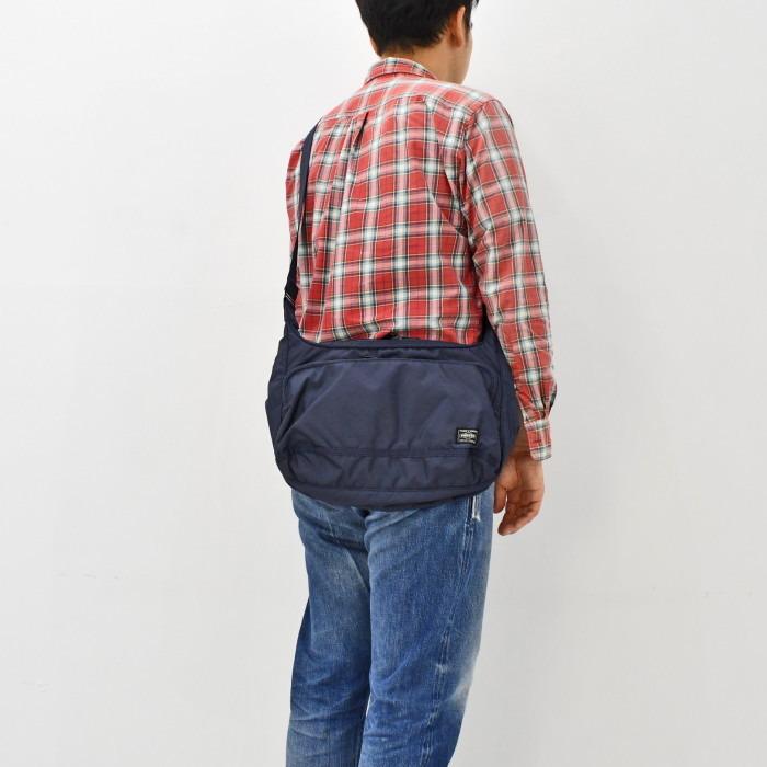 PORTER ポーター フラッシュ ショルダーバッグ 689-05938 ネイビー 吉田カバン FLASH 撥水 フロントポケット 舟形 : skipspace - 通販 - Yahoo!ショッピング