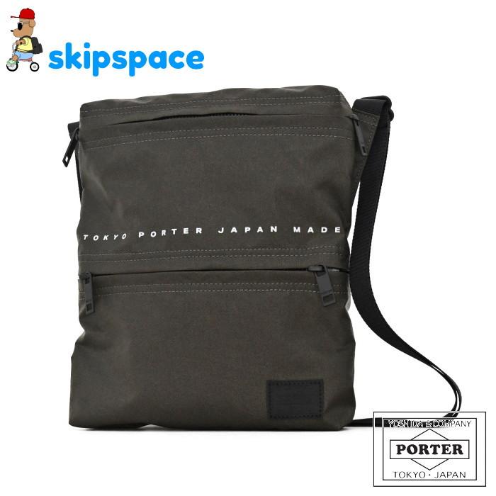 PORTER ポーター フラット ショルダーバッグ 861-16807 カーキ 吉田カバン FLAT ポーチ サコッシュ 縦型 : skipspace - 通販 - Yahoo!ショッピング