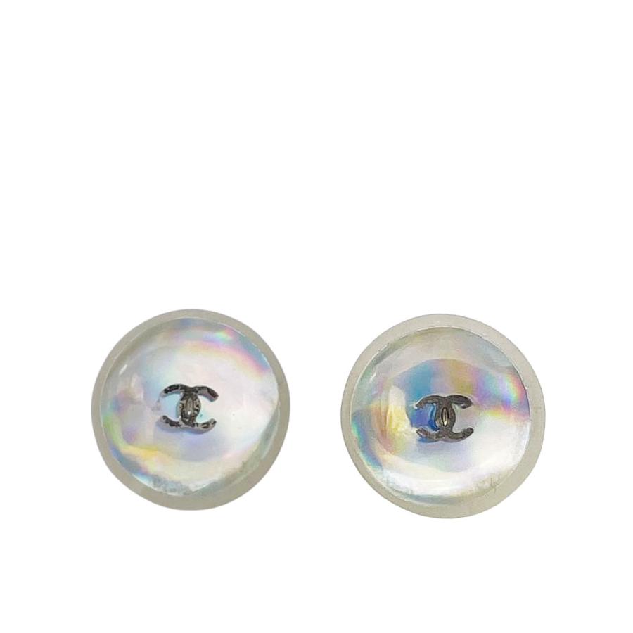 CHANEL シャネル ラウンドピアス ココマーク 00T ホログラム シルバー : SiSSY.Japon ヤフーショッピング店 - 通販 ...