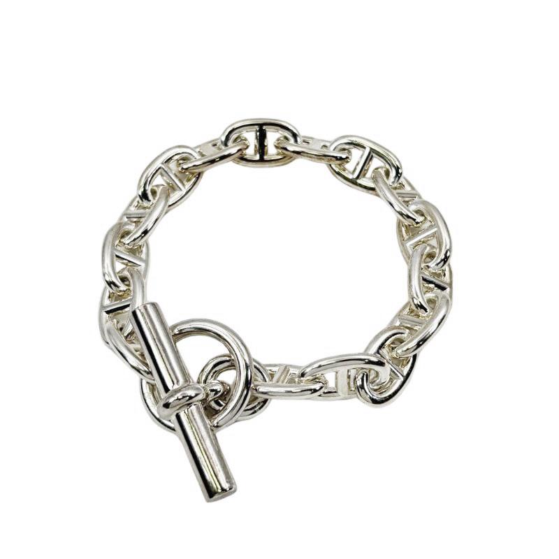HERMES エルメス シェーヌダンクルMM ブレスレット 16コマ Ag925 シルバー 57.8g : SiSSY.Japon ヤフーショッピング店 - 通販 - Yahoo!ショッピング
