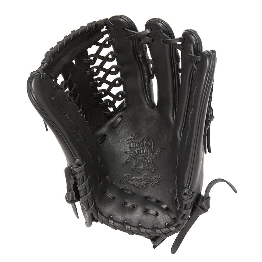 Rawlings ローリングス 軟式 HOHR BLACK LABEL [外野手用] サイズ 13 ブラッククロコ/ゴールド 野球 クラブ ...