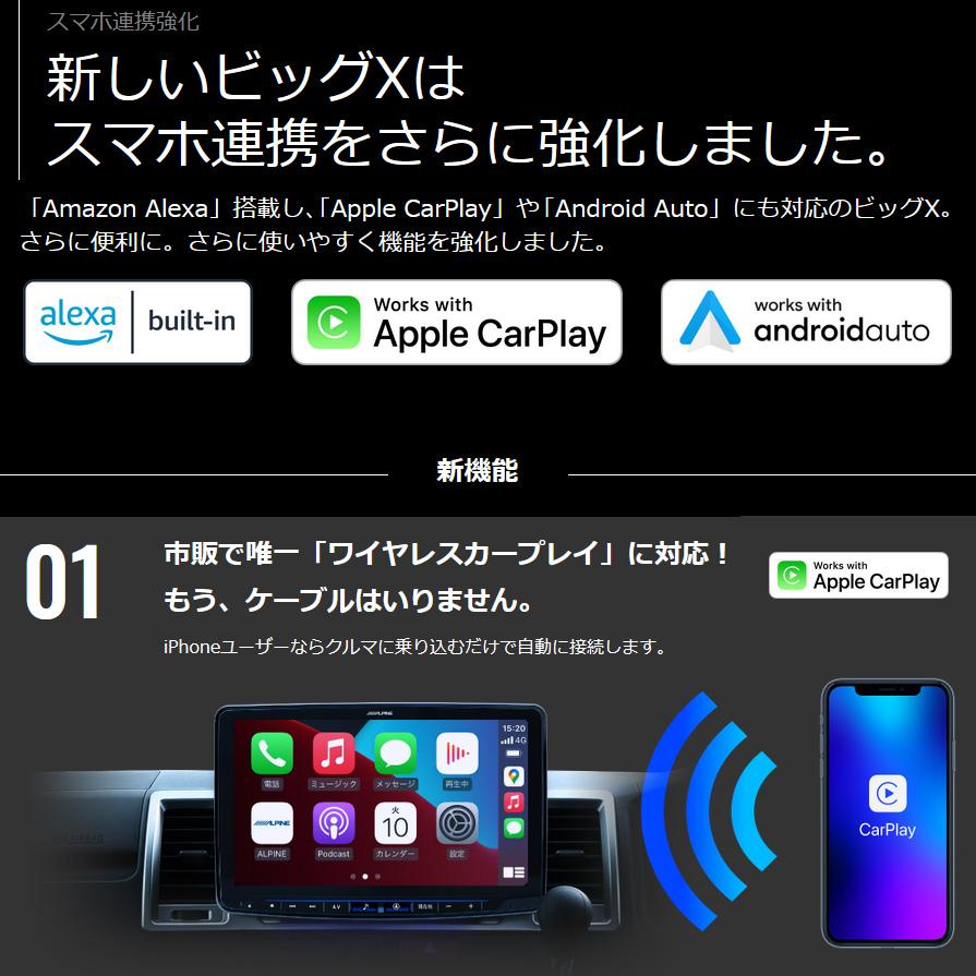 フローティングビッグX11 【2025年モデル】最新地図(2024年度版) XF11NX2S ALPINE アルパイン フローティングBIGX11 11型カーナビ シンプルモデル スズキ ...