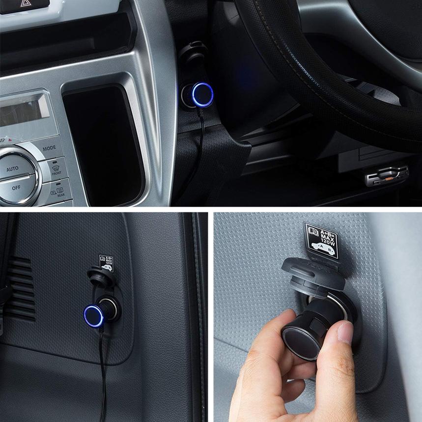 amon 1536 エーモン 電源プラグ 0.5sqコード付き(1m) DC12V/24V車 60W以下 : スカイドラゴンオートパーツストア - 通販 - Yahoo!ショッピング