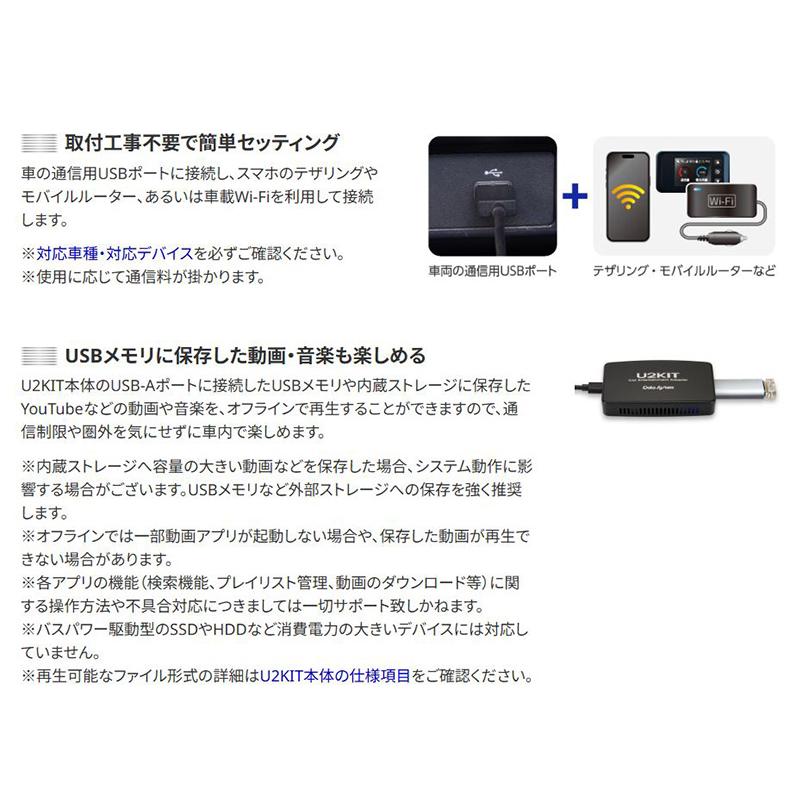 Data System CEA950 データシステム DataSystem カーエンターテイメントアダプター U2KIT ワイヤレスアダプター AppleCarPlay/Android ...