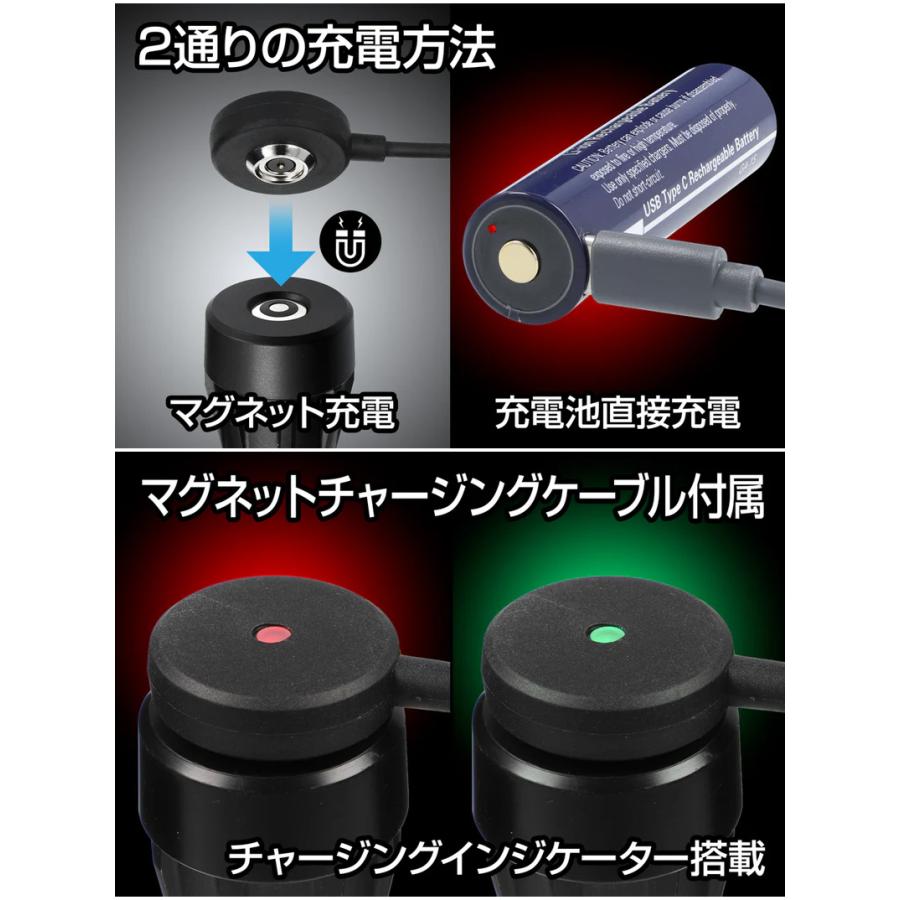 Gシリーズ GF-214RG GENTOS ジェントス LEDフラッシュライト 1100ルーメン 耐塵・耐水・1m防水(IP66＆IP67準拠) 2m落下耐久 ハンディライト 懐中電灯 ...