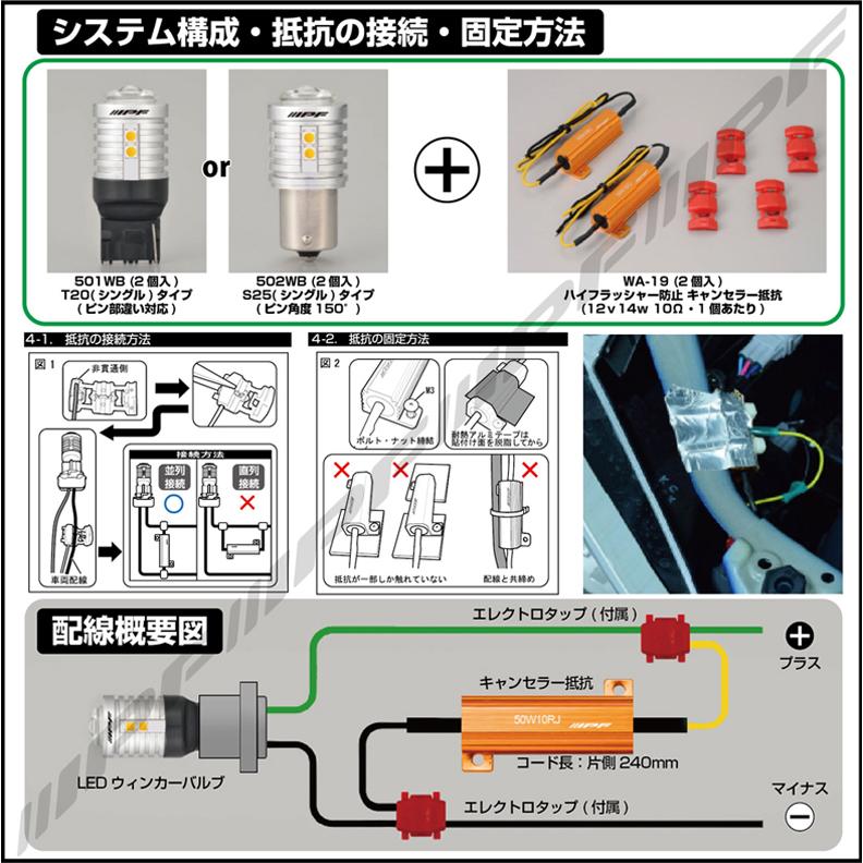 XW-04 IPF ウインカーポジションキット IPF製LEDウインカーバルブ対応 : ipf-xw04 : スカイドラゴンオートパーツストア - 通販 - Yahoo!ショッピング