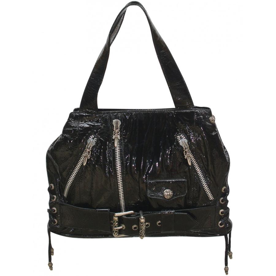 CHROME HEARTS JJ DEAN PATENT LEATHER BAG BLACK クロムハーツ JJ DEAN バッグ パテント ...