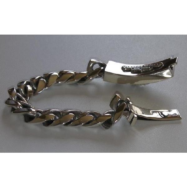 CHROME HEARTS ID BRACELET 3 CROSS MOTIF CLASSIC LINK クロム CHROME HEARTS ID BRACELET 3 CROSS MOTIF CLASSIC LINK クロム