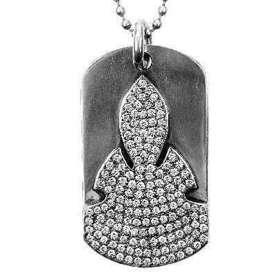 CHROME HEARTS DOG TAG FLERKNEE / DIAMOND クロムハーツ CHROME HEARTS DOG TAG FLERKNEE / DIAMOND クロムハーツ