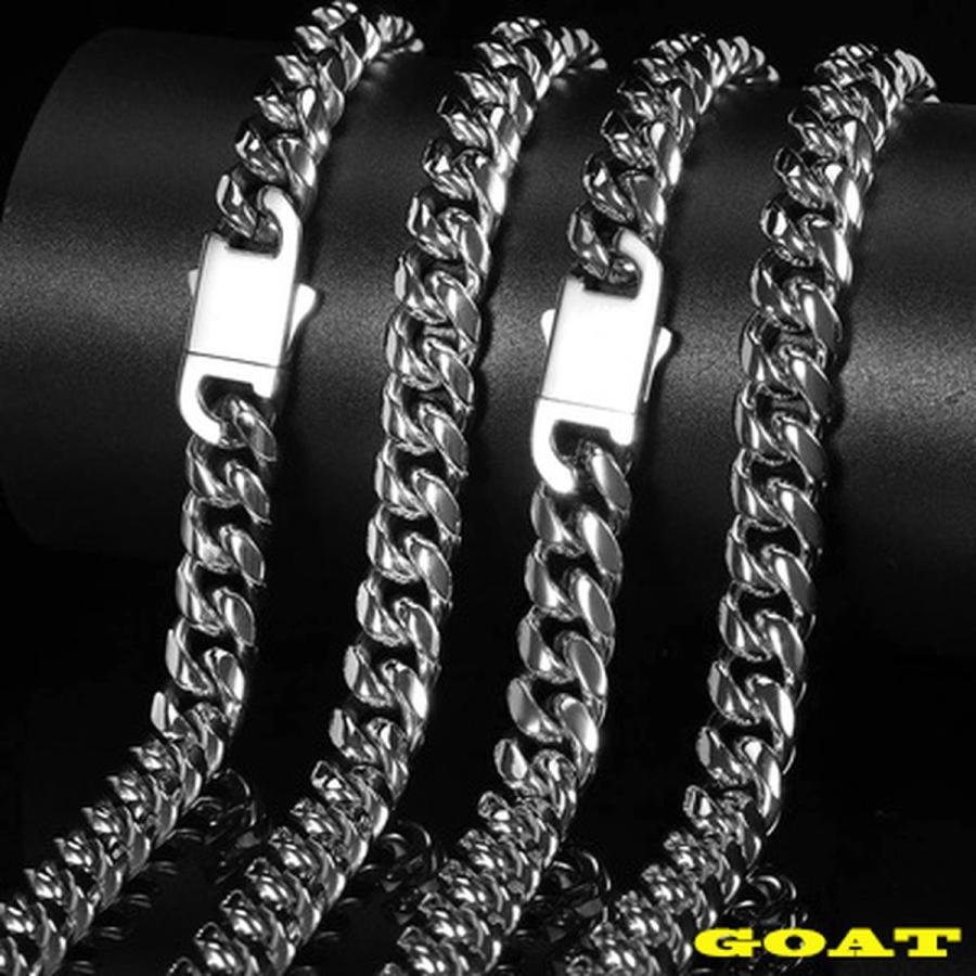 マイアミ キューバンチェーン ネックレス ステンレス 50cm 6mm 喜平 シンプル オシャレ : SL Standard - 通販 - Yahoo!ショッピング