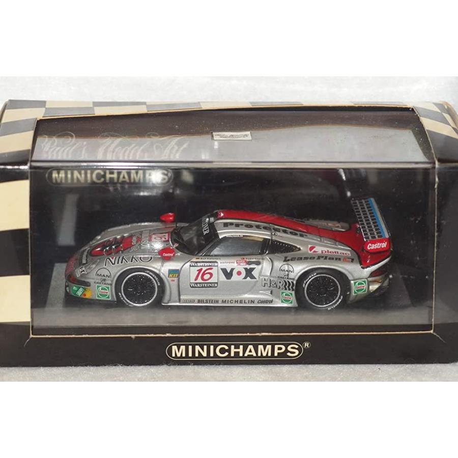 1/43 PMA ミニチャンプス Porsche 911 GT1 #16 Le Mans 1997 Rook Racing Ortelli ...