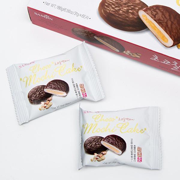 [サムジン] SANJIN チョコ餅パイ ピーナッツクリーム / 186g(31g×6個) チョコパイ 餅チョコパイ もちちょこ 韓国お菓子 : RURUストアー - 通販 - Yahoo ...
