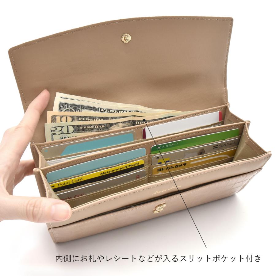 Legato Largo 長財布 レディース ブランド がま口 赤 おしゃれ Legato Largo 長財布 レディース ブランド がま口 赤 おしゃれ