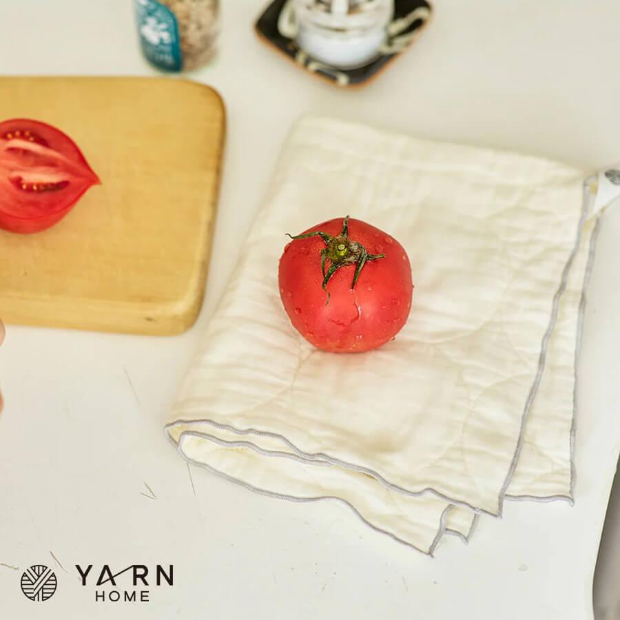 日本製 YARN HOME ヤーンホーム pasima キッチンふきん M 布巾 キッチンクロス タオル ハンカチ ガーゼ キルト 無地 ベビー 赤ちゃん 出産祝い 吸水 かわいい ...