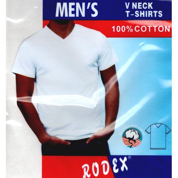 RODEX【薄手★2枚セット★全1色★オーナー愛用★NEW YORKフッドの定番】無地 Vネック Tシャツ【ホワイト 白】新品 メンズ ノーブランド PRO CLUB プロクラブ ...