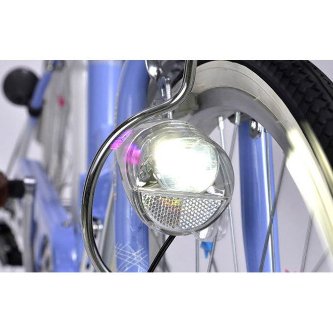 池商 自転車 子供自転車 24インチ シマノ 6段変速 LEDオートライト