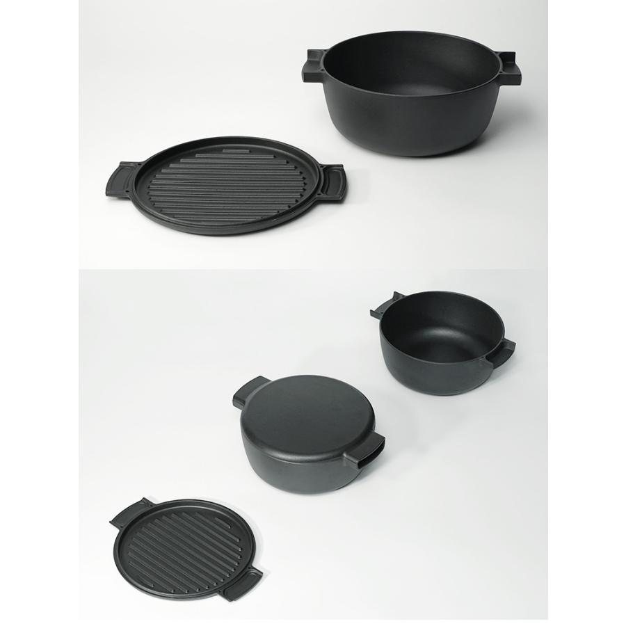 ovject 鋳物ほうろう両手鍋 深型 23cm 3．6L 直火・IH対応 マットブラック オブジェクト P10倍 :S10010866:SmartKitchen - 通販 - Yahoo ...