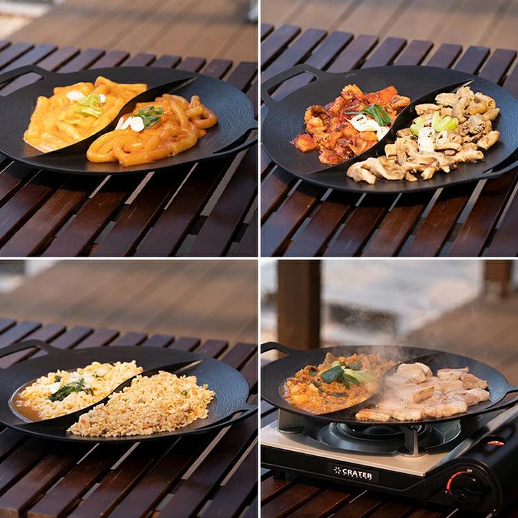 ARiSU パーティショングリドルパン 29cm IH対応 グリドル グリルパン 仕切り 同時調理 アリス お取寄せ（ZK） :S10011042:SmartKitchen - 通販 ...