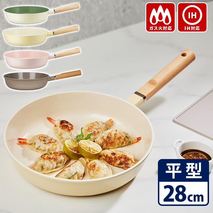 ROICHEN セラミックコーティングフライパン 28cm （平型 浅型 IH対応 ノンフッ素 クラウドファンディング） 特典付 : SmartKitchen - 通販 - Yahoo!ショッピング