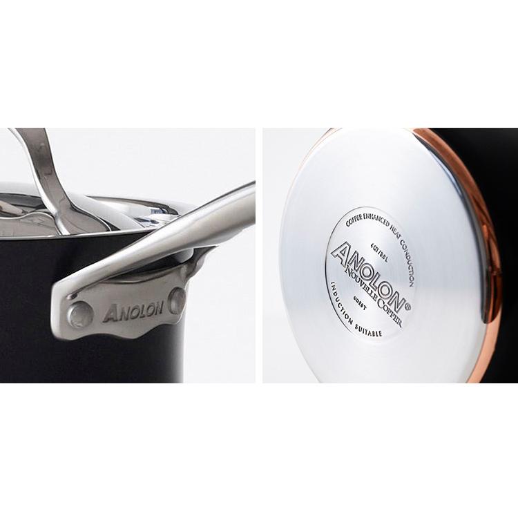 MEYER アナロン ルクス 片手鍋 16cm 1.9L ヌーヴェルカッパー IH・ガス火対応 （AC3-S16 マイヤー） 特典付 : s10012384 : SmartKitchen ...