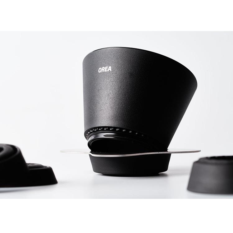 Orea Brewer V4 - 4 Bottom in 1 グラスカラフェ付セット （ドリッパー ブリュワー 4パーツ付 オレア ...