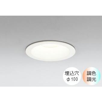 ODELIC ダウンライト 100φ埋込穴 LED内蔵 60W相当 電球色〜昼光色 調光 調色 Bluetooth対応 R15クラス2 ベースダウン OD361575BCR : Smart ...
