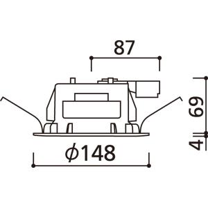 ODELIC ダウンライト 125φ埋込穴 LED電球交換型 60W相当 電球色 オレンジ色の光 調光不可 R15クラス2 ベースダウン : Smart Light - 通販 - Yahoo ...
