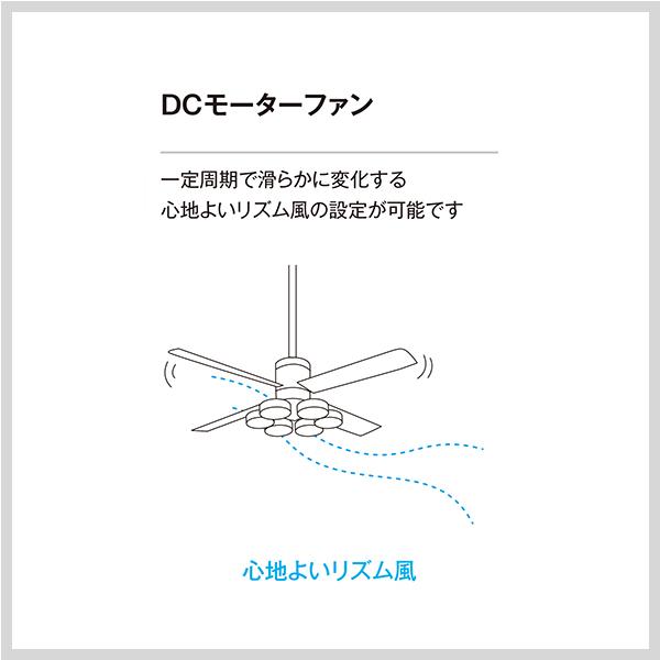 シーリングファン ライト DCモーター 専用リモコン付き 取付 簡単 電気工事不要 コンパクト 省エネ おしゃれ WF810 ...