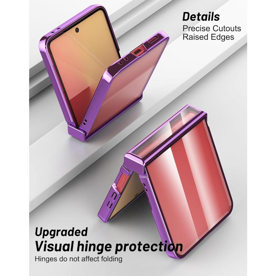 ギャラクシー Galaxy Z Flip7 ポリカーボネート 頑丈 薄型 シンプル レンズ保護 ケース 全3色 ゼットフリップ 耐衝撃 軽量 ...