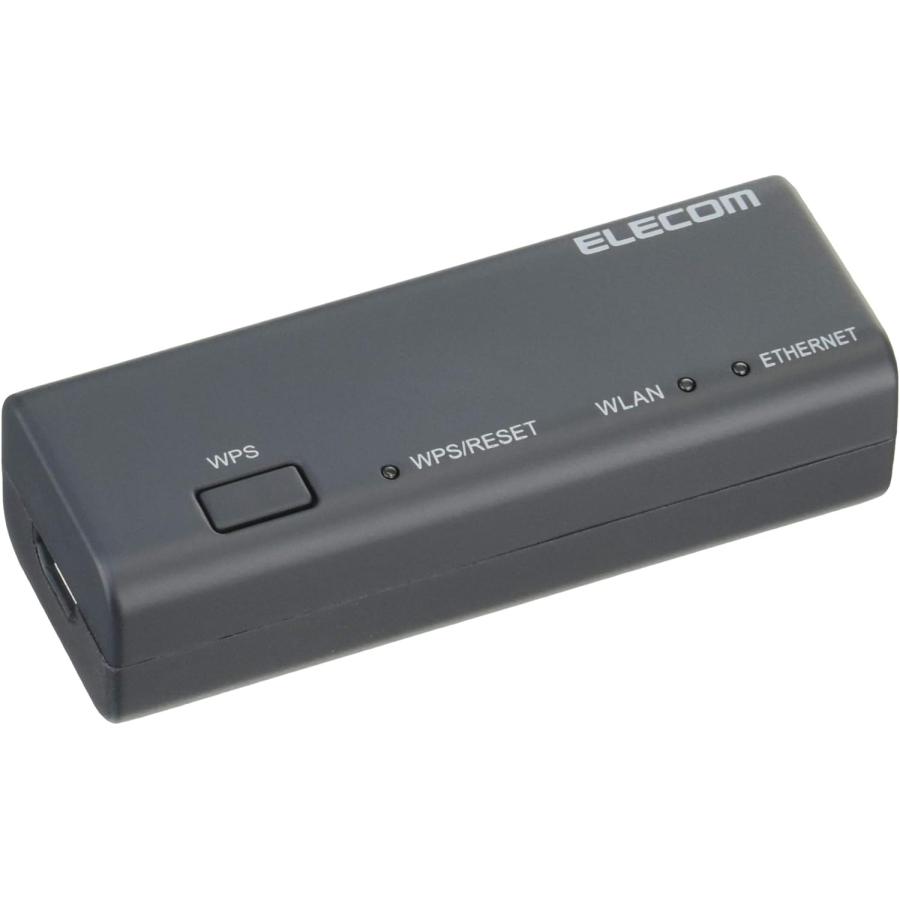 ELECOM 即納 WiFiルーター 無線 LAN ポータブル ルーター / ACアダプタ付属 エレコム WRH-300BK3｜ブラック : SMART PARK Yストア - 通販 ...