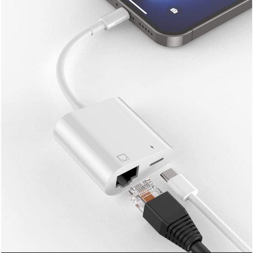 即納 有線 LANアダプター Ethernet有線 2in1 ライトニング LAN 変換 アダプター iPhone/iPad/iPod : SMART PARK Yストア - 通販 ...