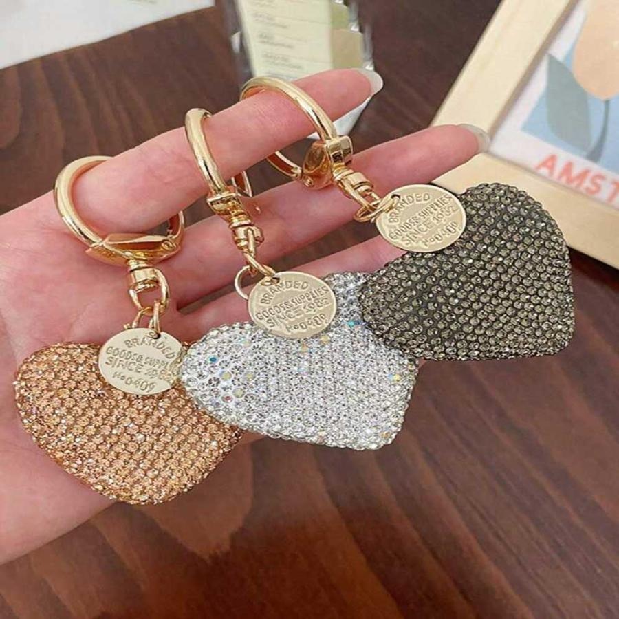 バッグ チャーム ストラップ ストーン キラキラ ハート リボン シャイニー 全7色 アクセサリー おしゃれ ファッション ペンダント 送料 ...