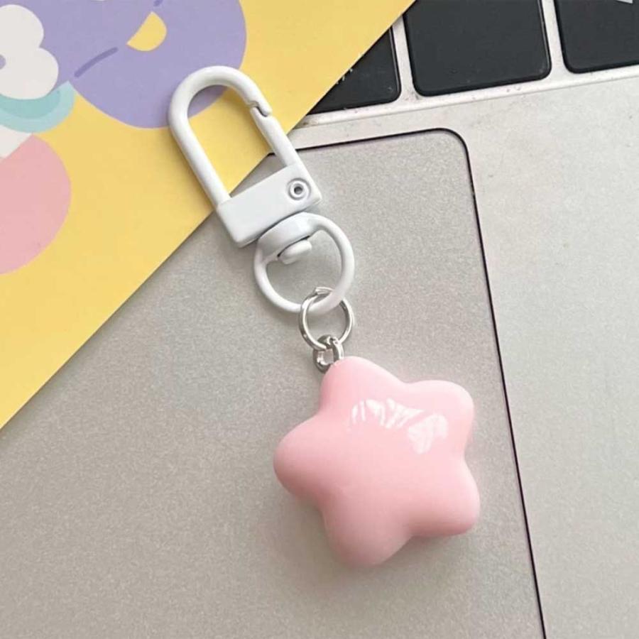 バッグ チャーム ストラップ 星 スター アクセサリー カラフル ペンタグラム 全6色 おしゃれ ファッション ペンダント 送料無料 ...