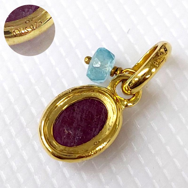 TOUS アウトレット！ トウス シルバー925 Tiny オーバル 10mm 712314530 ルビー・アパタイト SV925 金メッキ 並行輸入品 : 株式会社スマートタイム - 通販 ...