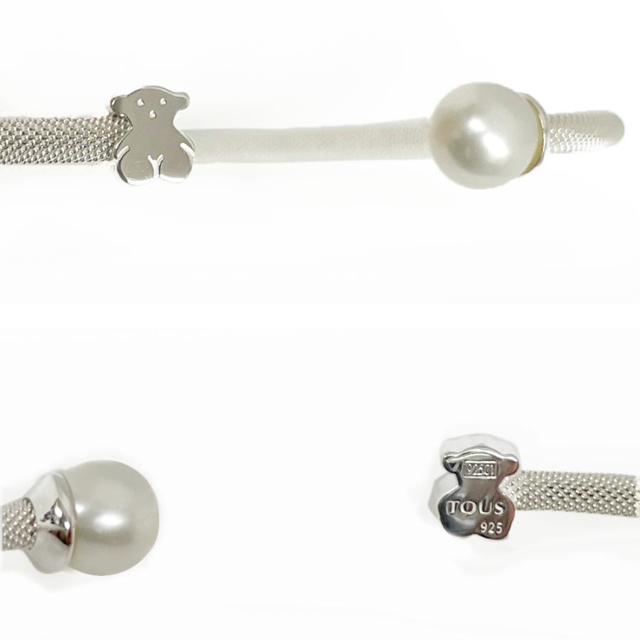 TOUS アウトレット！ トウス 613101500 アイコンメッシュ 925シルバー バングル ブレスレット くま・パール 新品 : 株式会社スマートタイム - 通販 - Yahoo!ショッピング