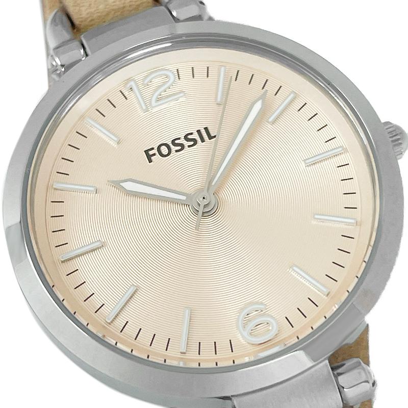 FOSSIL フォッシル 腕時計 新品・アウトレット ジョージア ES2830 レディース クォーツ ベージュ文字盤 レザーベルト並行輸入品 ...