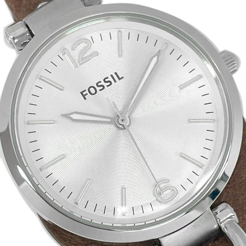 FOSSIL フォッシル 腕時計 新品・アウトレット ジョージア ES3060 レディース クォーツ シルバー文字盤 並行輸入品 送料無料 ...
