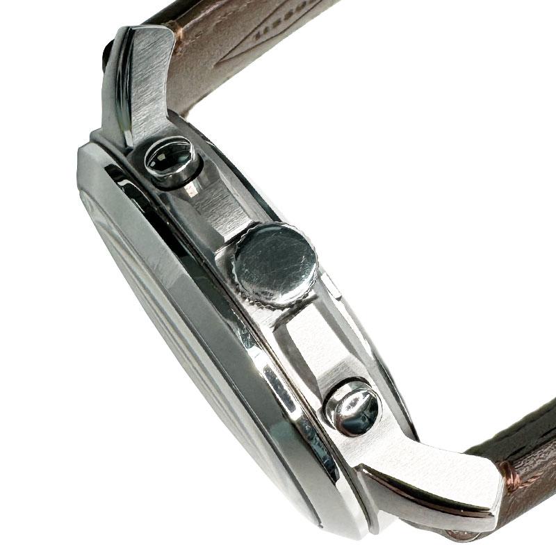 FOSSIL（フォッシル） 腕時計 新品 アウトレット GRANT グラント FS4813 メンズ ブラックダイヤル ブラウン革ベルト 並行 ...