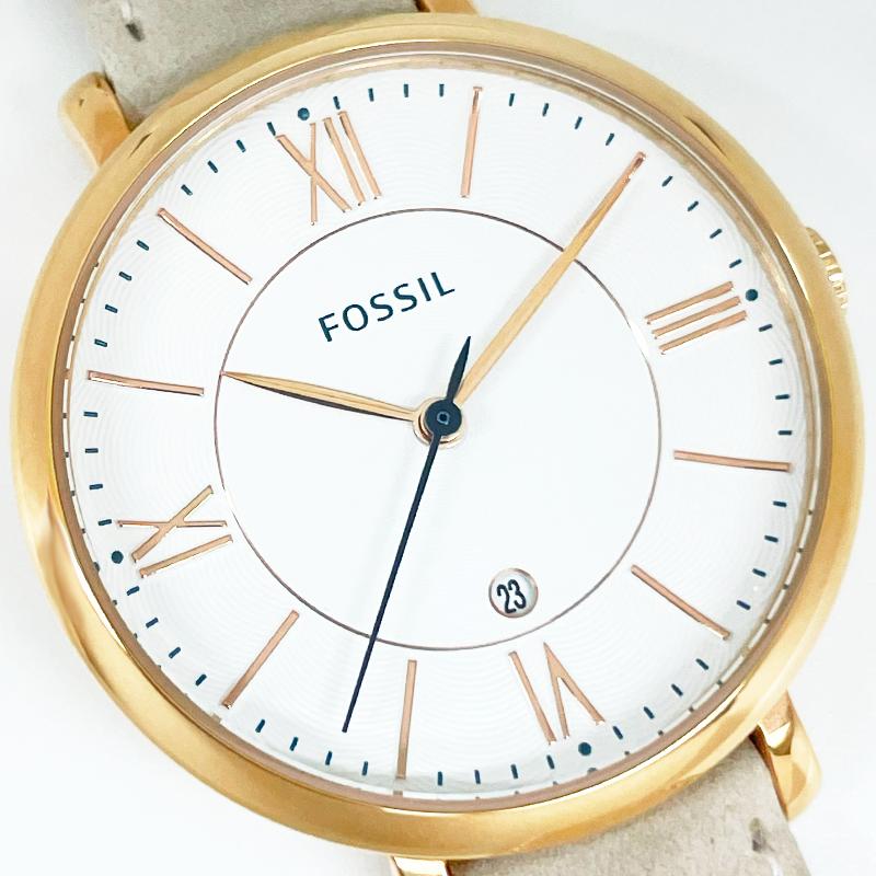 FOSSIL フォッシル 腕時計 新品・アウトレット JACQUELINE ジャクリーン ES3988 レディース クォーツ ホワイト 並行 ...