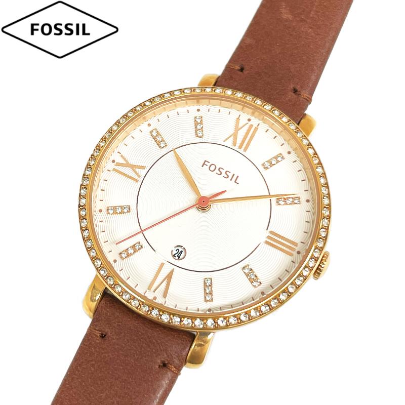 FOSSIL フォッシル 腕時計 新品・アウトレット JACQUELINE ジャクリーン ES3988 レディース クォーツ ホワイト 並行 ...