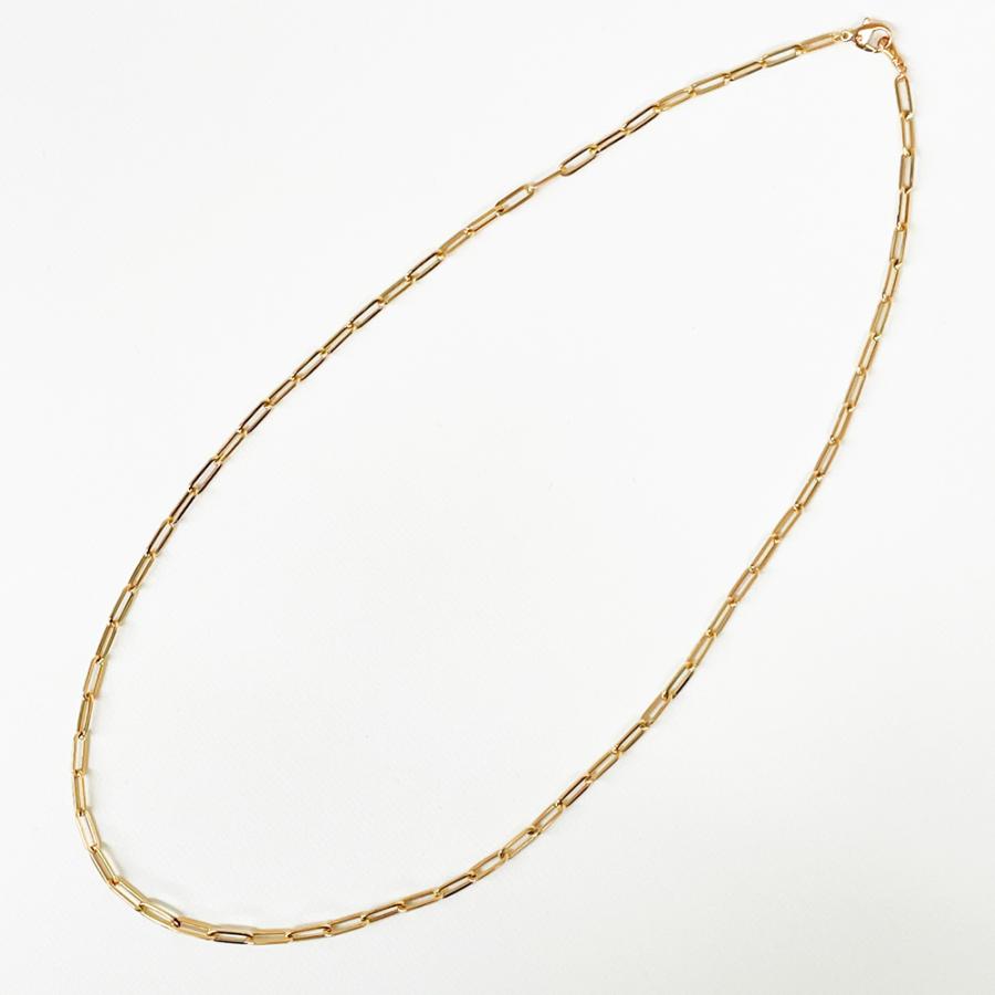 K18 3mm幅 45cm ペーパークリップ30 K-100851S 4.2g イエローゴールド ネックレスチェーン 中空 18金 メンズ 送料無料 ori24 : 株式会社スマートタイム ...