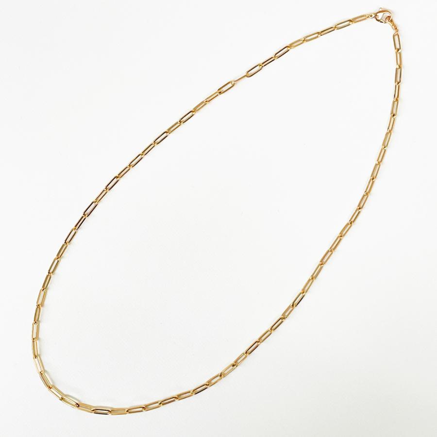 K18 3mm幅 55cm ペーパークリップ30 K-100851S 5.4g イエローゴールド ネックレスチェーン 中空 18金 メンズ 送料無料 ori24 : 株式会社スマートタイム ...