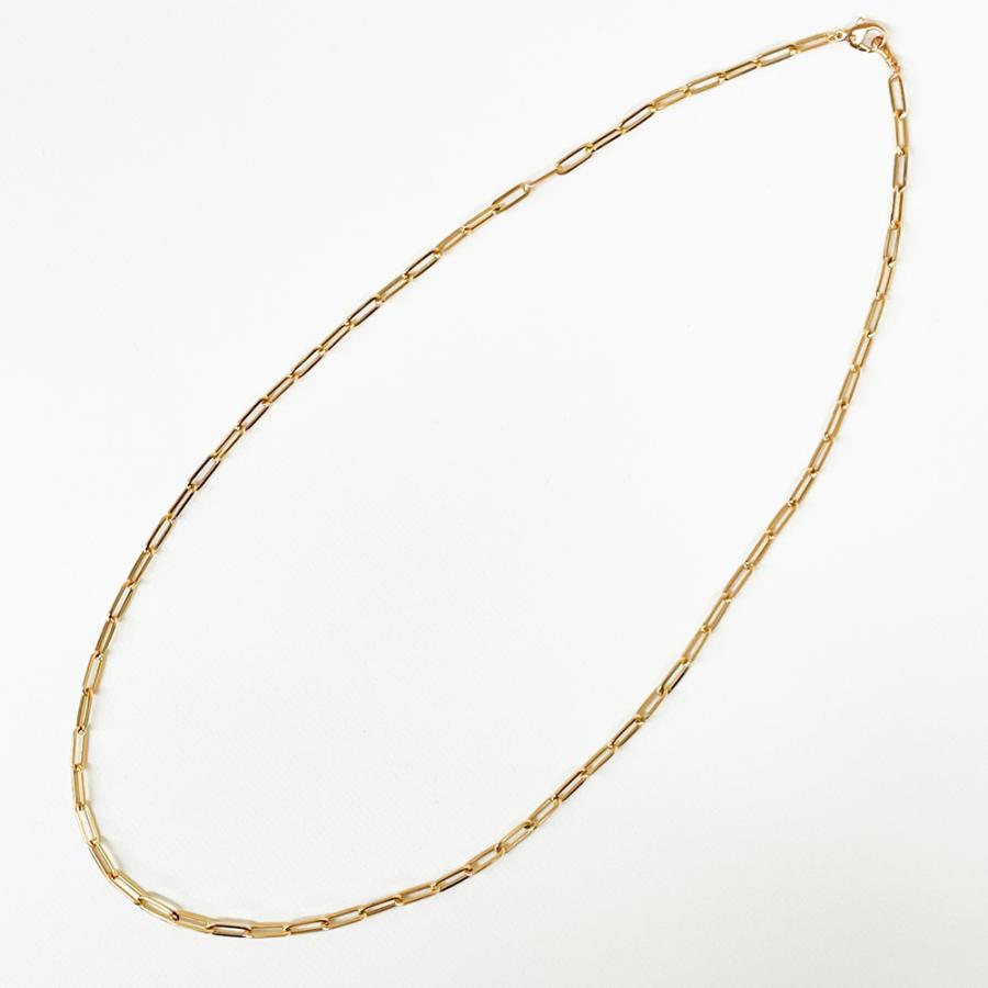 K18 3mm幅 60cm ペーパークリップ30 K-100851S 5.9g イエローゴールド ネックレスチェーン 中空 18金 メンズ 送料無料 ori24 : 株式会社スマートタイム ...