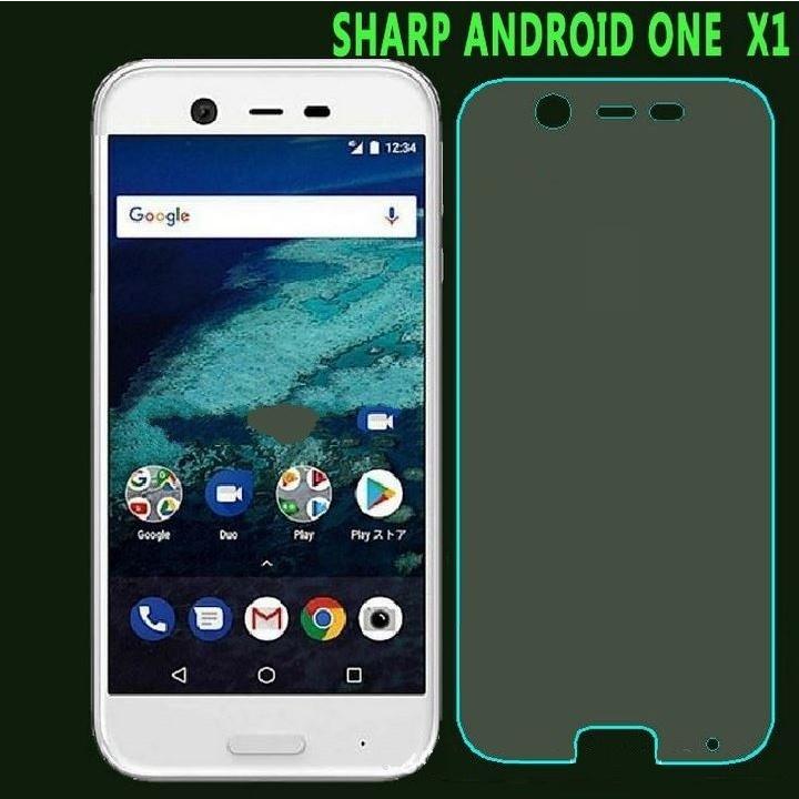 Android One X1 保護フィルム Y!mobile アンドロイド ワン X1 ガラスフィルム 強化ガラス 液晶保護フィルム :h ...