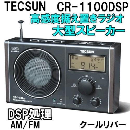TECSUN CR-1100DSP AM/FMラジオ DSP処理高感度受信 据え置きタイプ 日本語説明書付き : Smart-Life ...
