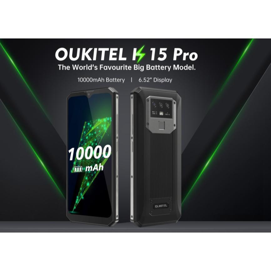 OUKITEL K15 Pro スマートフォン 新品 SIMフリースマホン バッテリー容量10,000mAhの大型スマホ 6.5インチ 8G ...