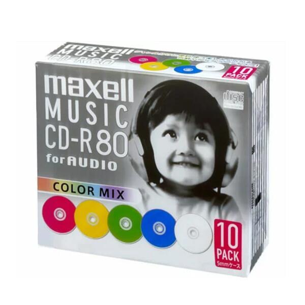 maxell [メール便発送][説明をご確認ください]マクセル 音楽用 CD-R CDRA80MIXS1P10S 10枚パック 80分 : SmartPlusヤフー店 - 通販 - Yahoo ...