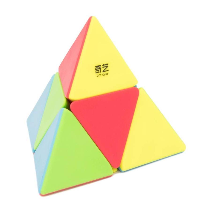 QiYi Pyramorphix ステッカーレス 2x2 Pyraminx Stickerless : smartship store ...