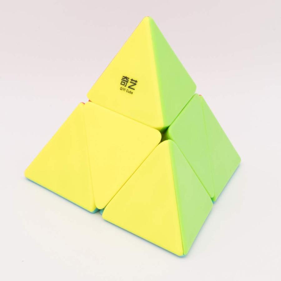 QiYi Pyramorphix ステッカーレス 2x2 Pyraminx Stickerless : smartship store ...